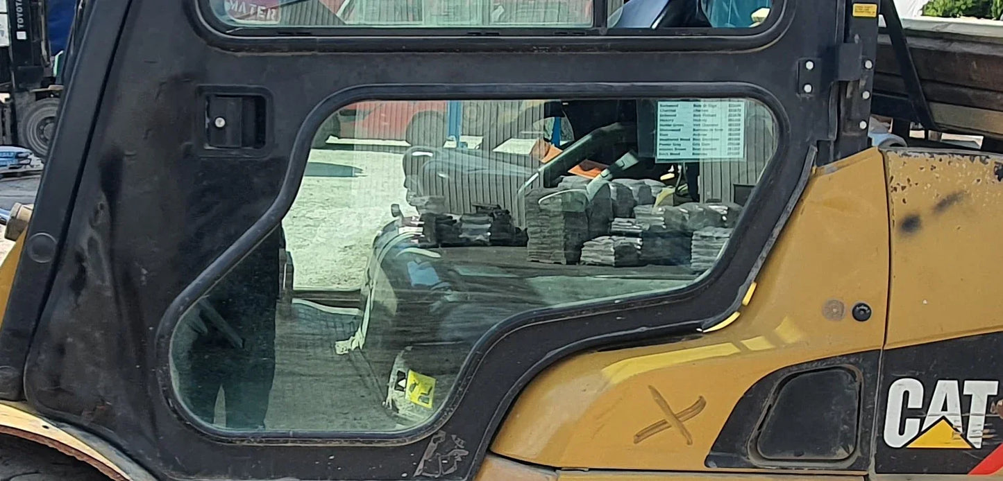 Cat Forklift Windshield Window Cab Glazing Glass Repair