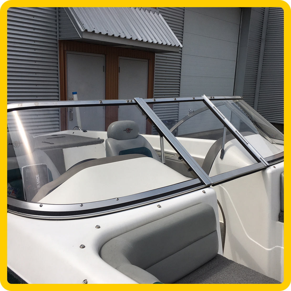 Crownline Curved Glass Boat Windshield Repair – Flex A Fab