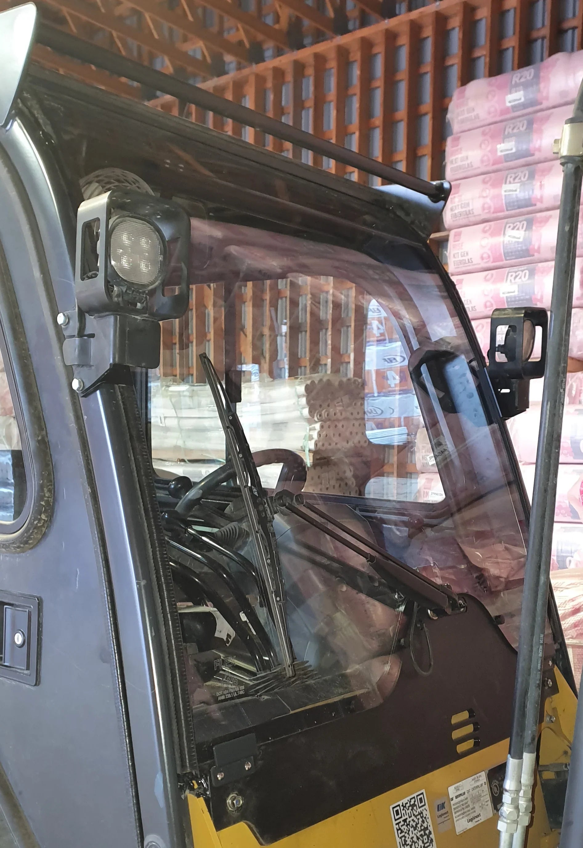Cat Forklift Windshield Window Cab Glazing Glass Repair – Flex A Fab