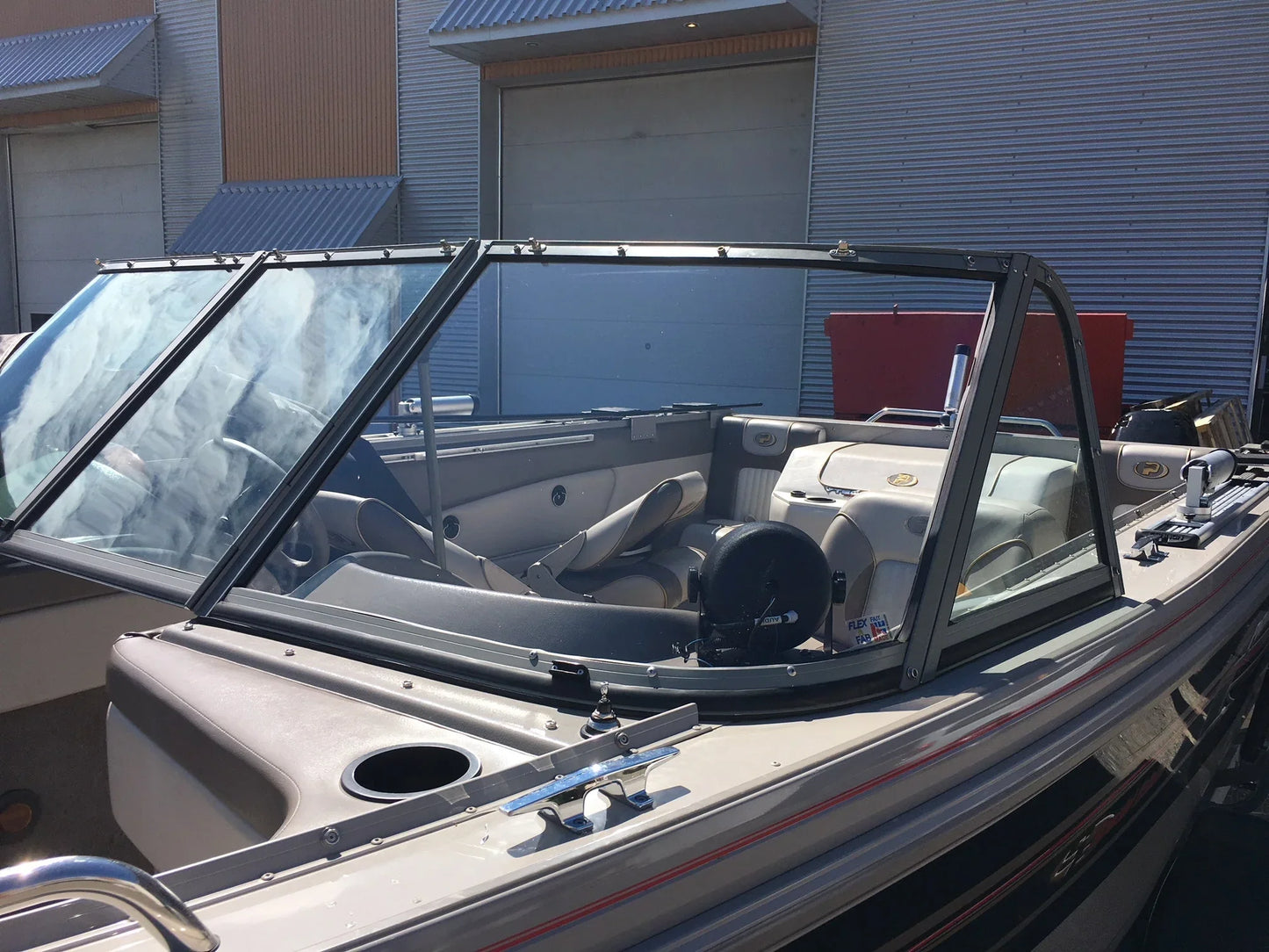 Wellcraft Curved Glass Boat Windshield Repair