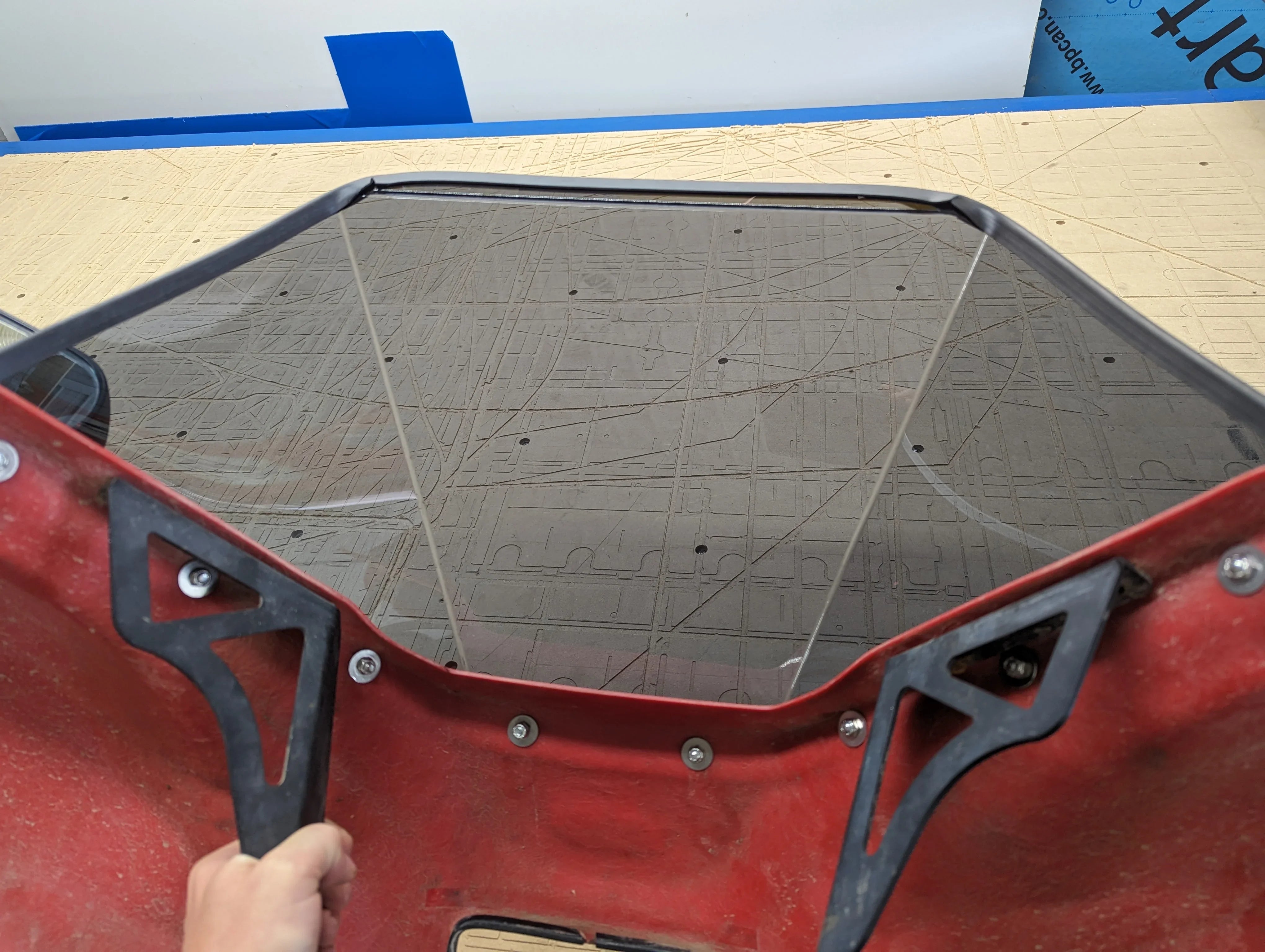 Honda Rubicon ATV Windshield for Console Repair Replacement
