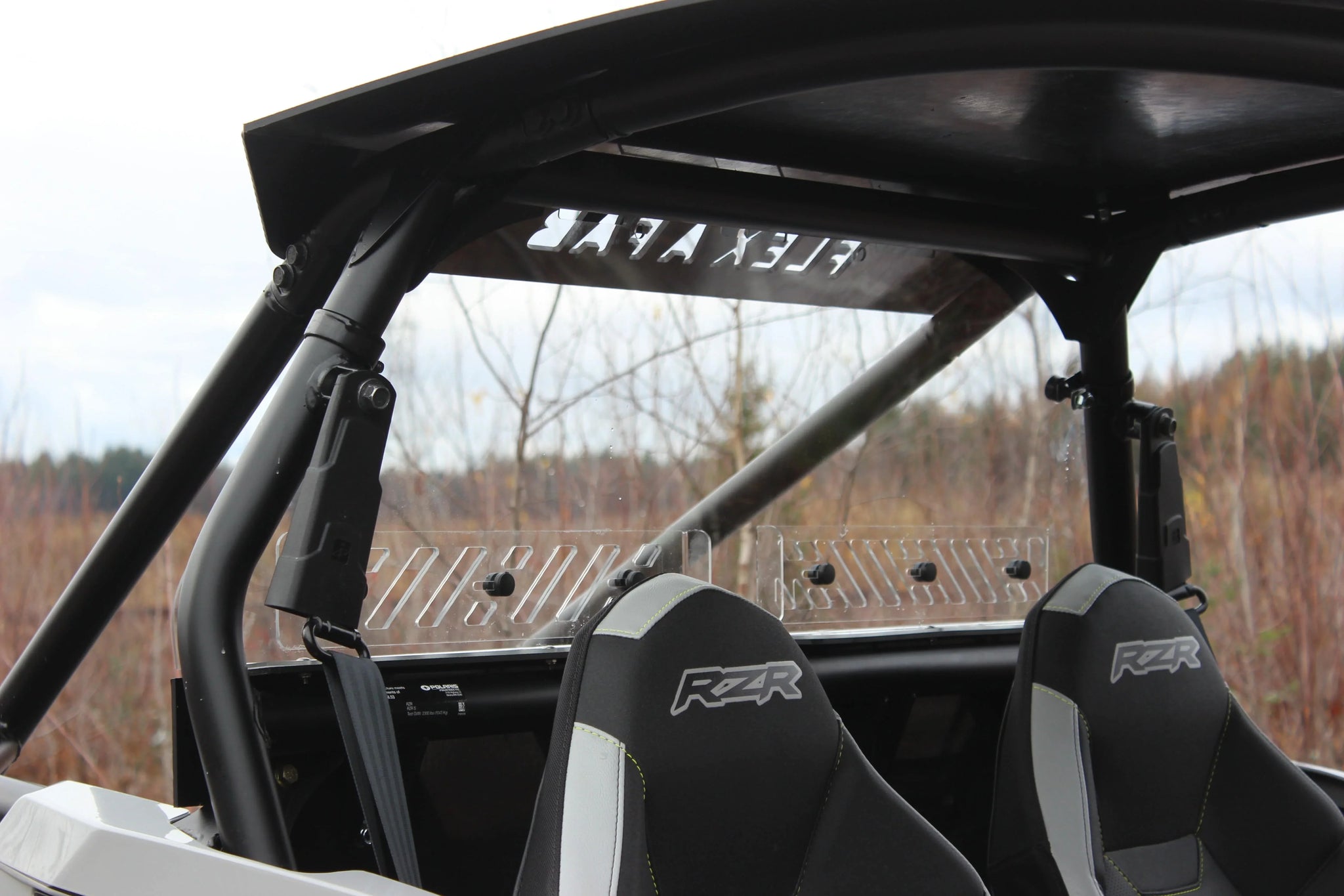 UTV Polaris Windshield, Window Back Panel, Roof, Lower Doors, Fenders