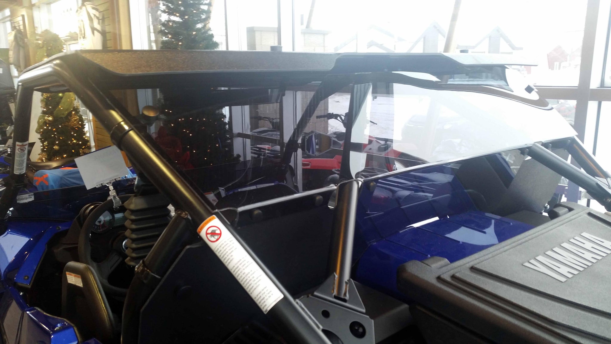 YAMAHA YXZ 1000 2019+ Rear Windshield Window Back Glass