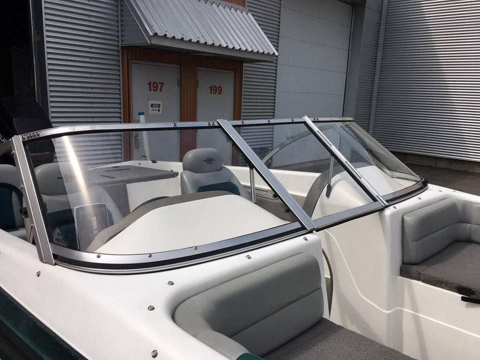 Curved Glass Boat Windshield Repair Replacement – Flex A Fab